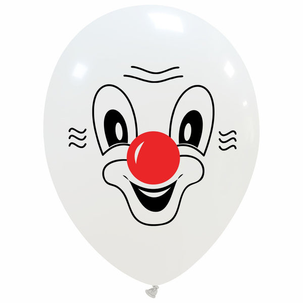 Cattex Round Clown Face Balloons – Clownsupplies.Com